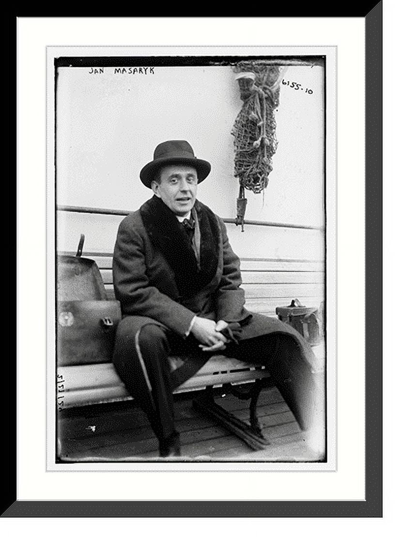 Historic Framed Print, Jan Masaryk, 17-7/8" x 21-7/8" - Walmart.com