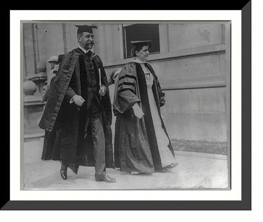 Historic Framed Print, [Jane Addams receiving Yale degree], 17-7/8" x ...