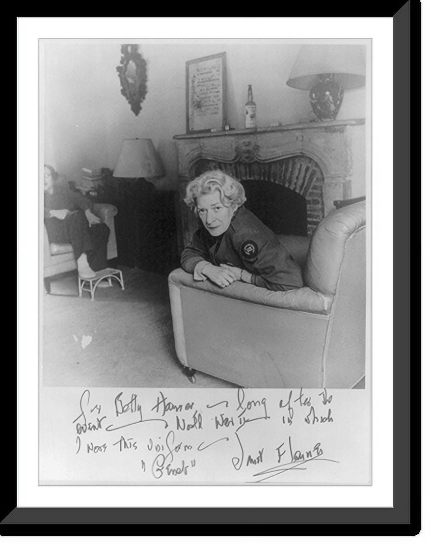 Historic Framed Print, [Janet Flanner, Genet" of the New Yorker ...