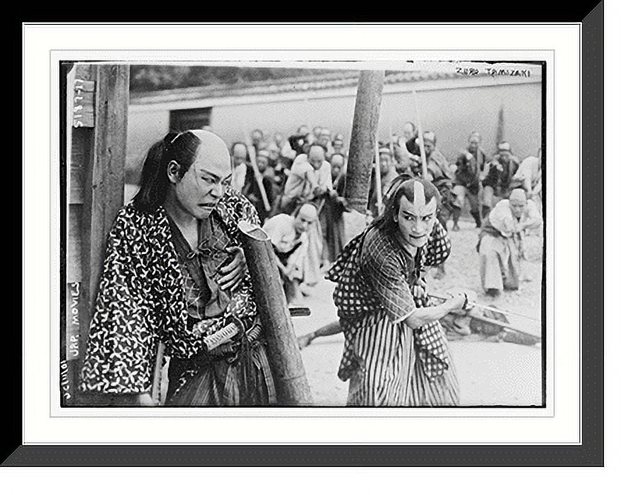 Historic Framed Print, Jap. actors: Zuro Tamizaki, 17-7/8" x 21-7/8 ...