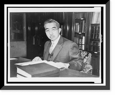 Historic Framed Print, [Japan's Emperor Hirohito, half-length portrait ...