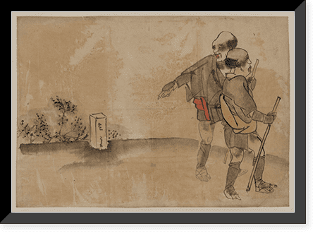 Historic Framed Print, [Japanese Ukiyo-e drawing] - 32, 17-7/8" x 21-7/ ...