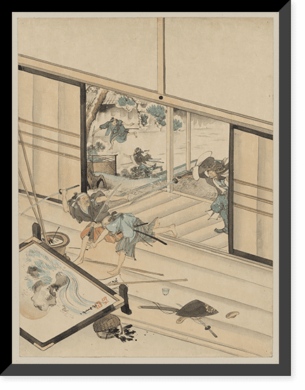 Historic Framed Print, [Japanese Ukiyo-e drawing] - 47, 17-7/8" x 21-7/ ...