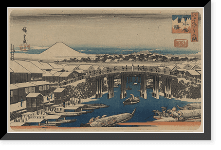 Historic Framed Print, [Japanese Ukiyo-e print] - 523, 17-7/8" x 21-7/8 ...