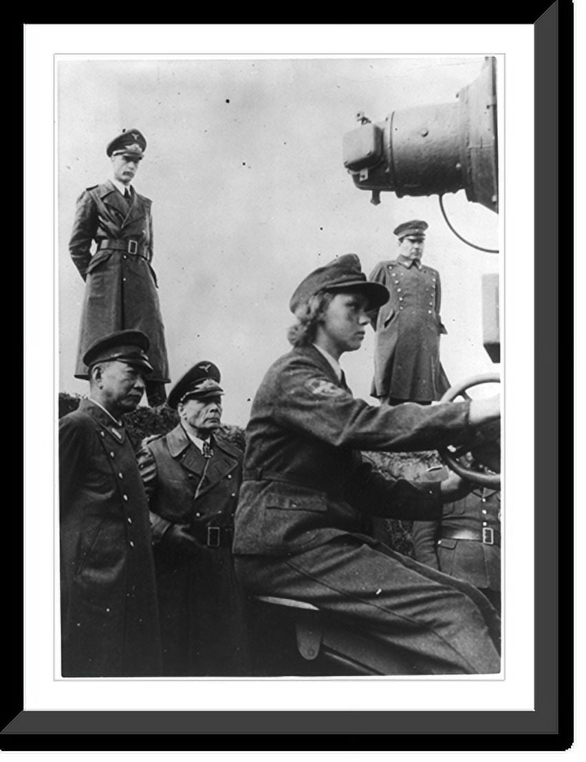 Historic Framed Print, [Japanese military attaché Osaka and General ...