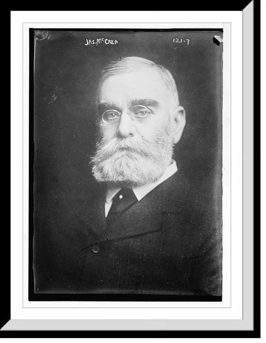 Historic Framed Print, Jas. McCrea, portrait bust, 17-7/8" x 21-7/8 ...