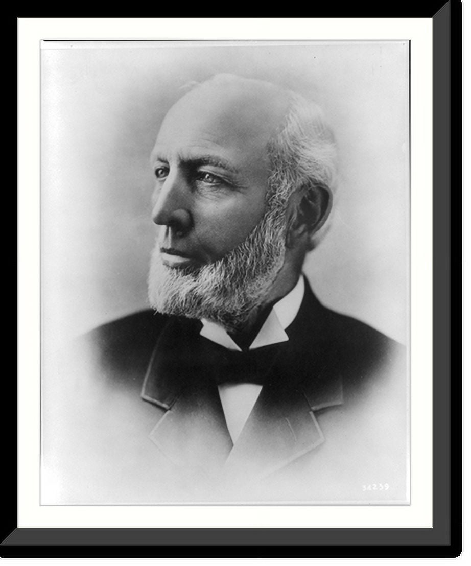 Historic Framed Print, [Jerome Increase Chase, 1819-1891, bust, facing left], 17-7/8" x 21-7/8 ...