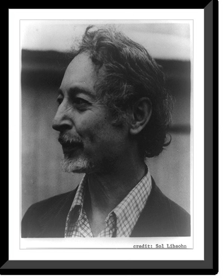 Historic Framed Print, [Jerre Gerlando Mangione, head-and-shoulders ...