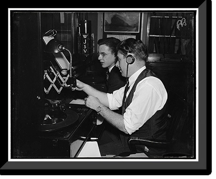 Historic Framed Print, Jerry Hardy & Arthur Godfrey, 17-7/8" x 21-7/8 ...