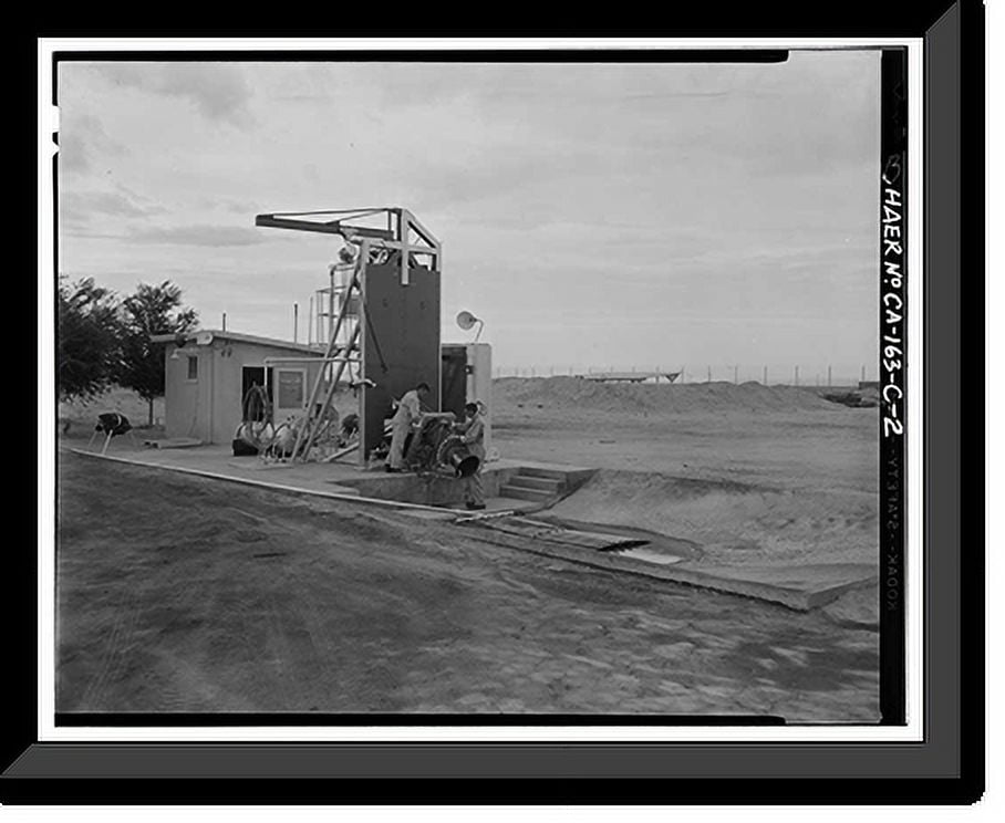 Historic Framed Print, Jet Propulsion Laboratory Edwards Facility, Test ...