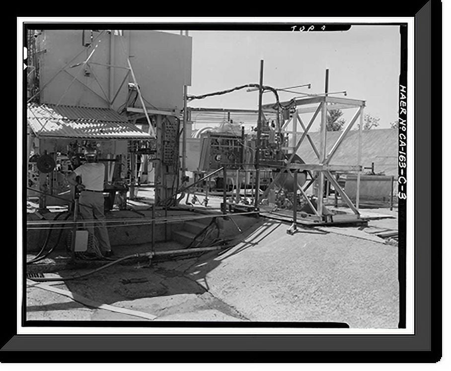 Historic Framed Print, Jet Propulsion Laboratory Edwards Facility, Test ...