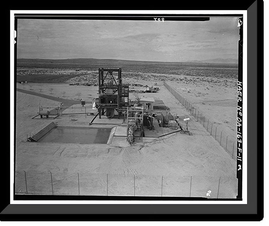 Historic Framed Print, Jet Propulsion Laboratory Edwards Facility, Test ...