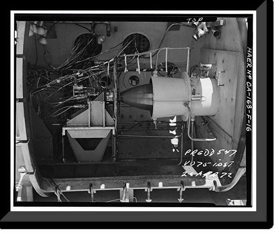 Historic Framed Print, Jet Propulsion Laboratory Edwards Facility, Test ...