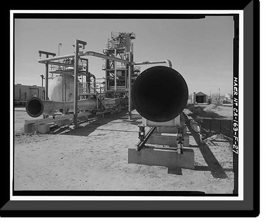 Historic Framed Print, Jet Propulsion Laboratory Edwards Facility, Test ...