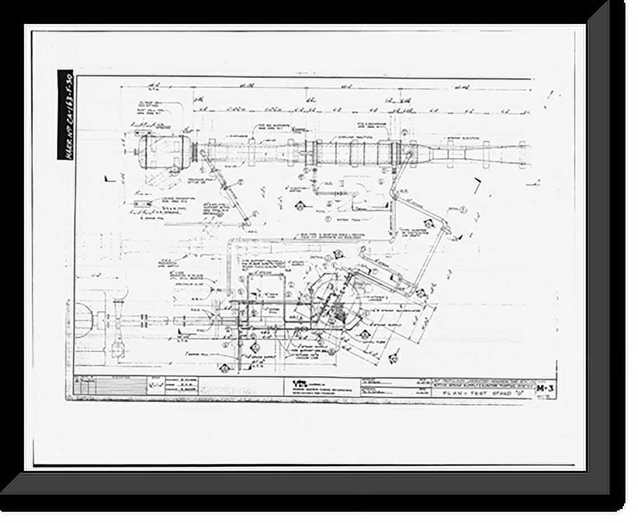 Historic Framed Print, Jet Propulsion Laboratory Edwards Facility, Test ...