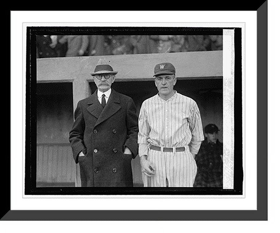 Historic Framed Print, Joe Judge & Father Sr. 10/11/25, 17-7/8" x 21-7/ ...
