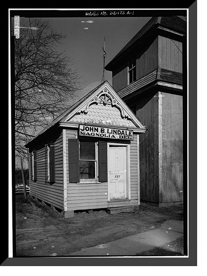 Historic Framed Print, John B. Lindale Farm, Office, 24 South Main ...