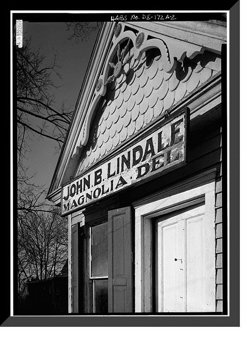 Historic Framed Print, John B. Lindale Farm, Office, 24 South Main ...