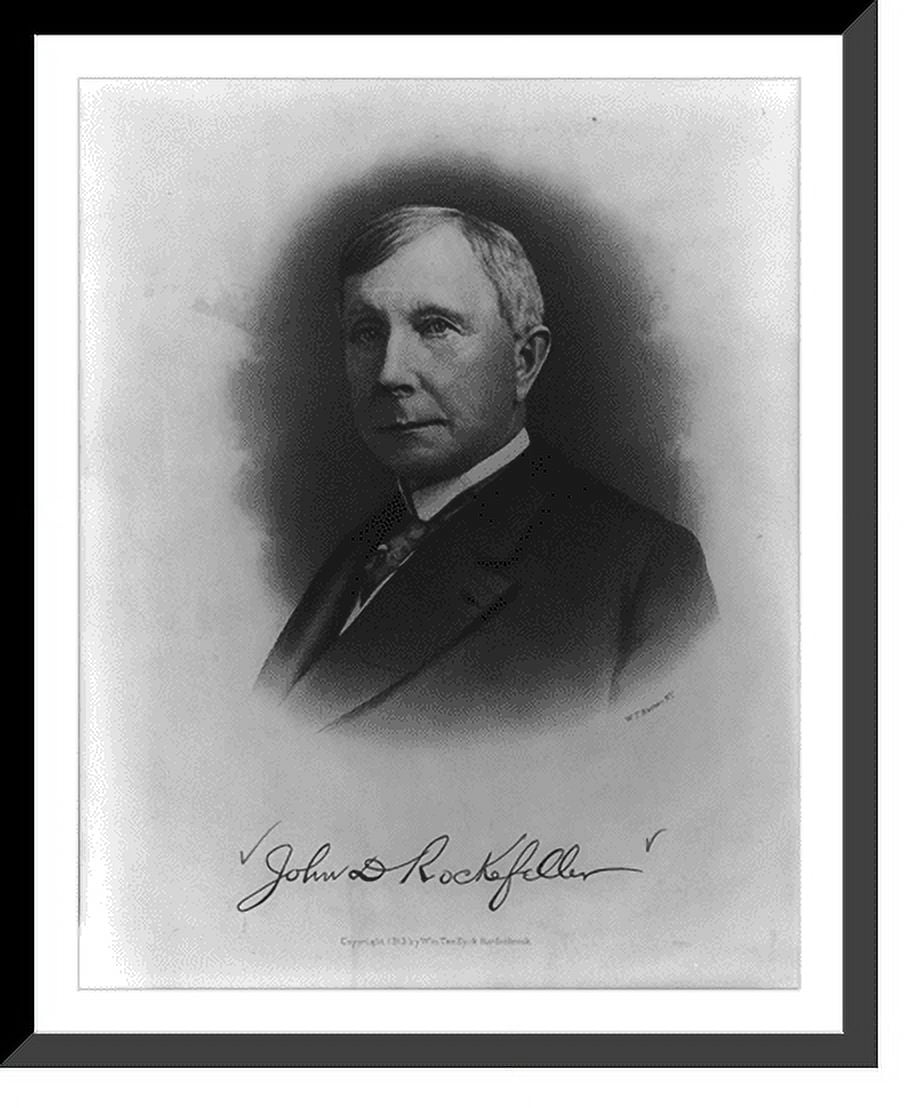 Historic Framed Print, [John Davison Rockefeller, 1839-1937, head-and ...