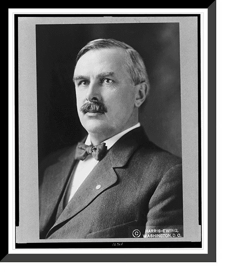 Historic Framed Print, [John Edward Raker, head-and-shoulders portrait ...