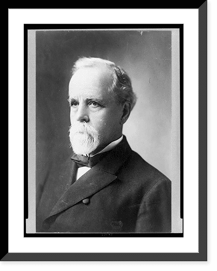 Historic Framed Print, [John F. Lacey, head-and-shoulders portrait ...