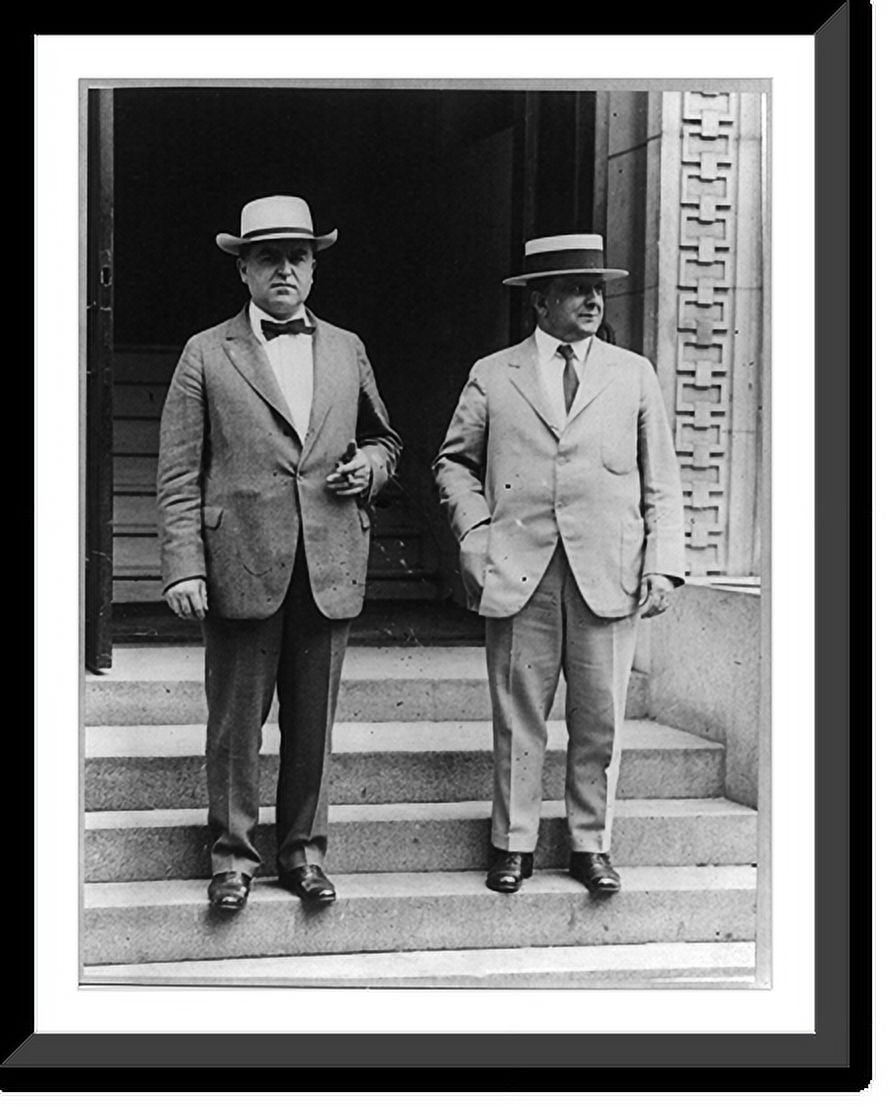 Historic Framed Print, [John L. Lewis and Secretary of Labor James John ...