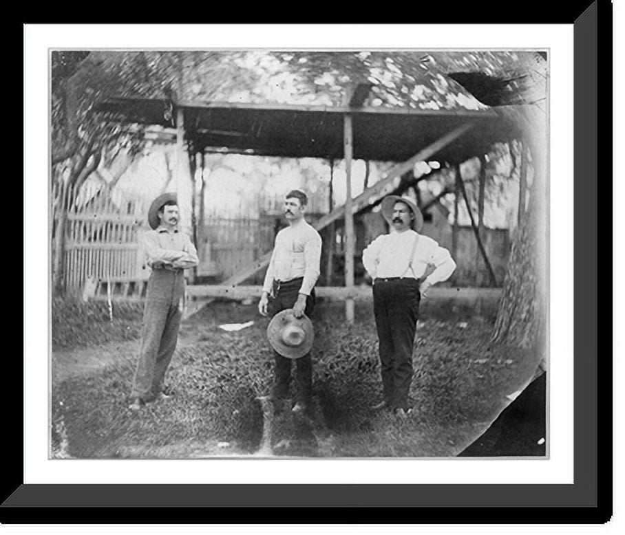 Historic Framed Print, [John L. Sullivan, Peter McCoy, and Joseph Goss ...