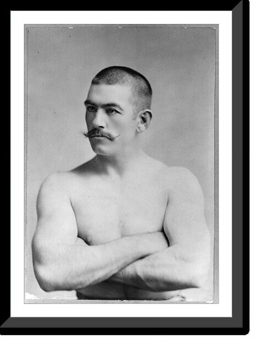 Historic Framed Print, John Lawrence Sullivan, 1858-1918, 17-7/8" x 21 ...