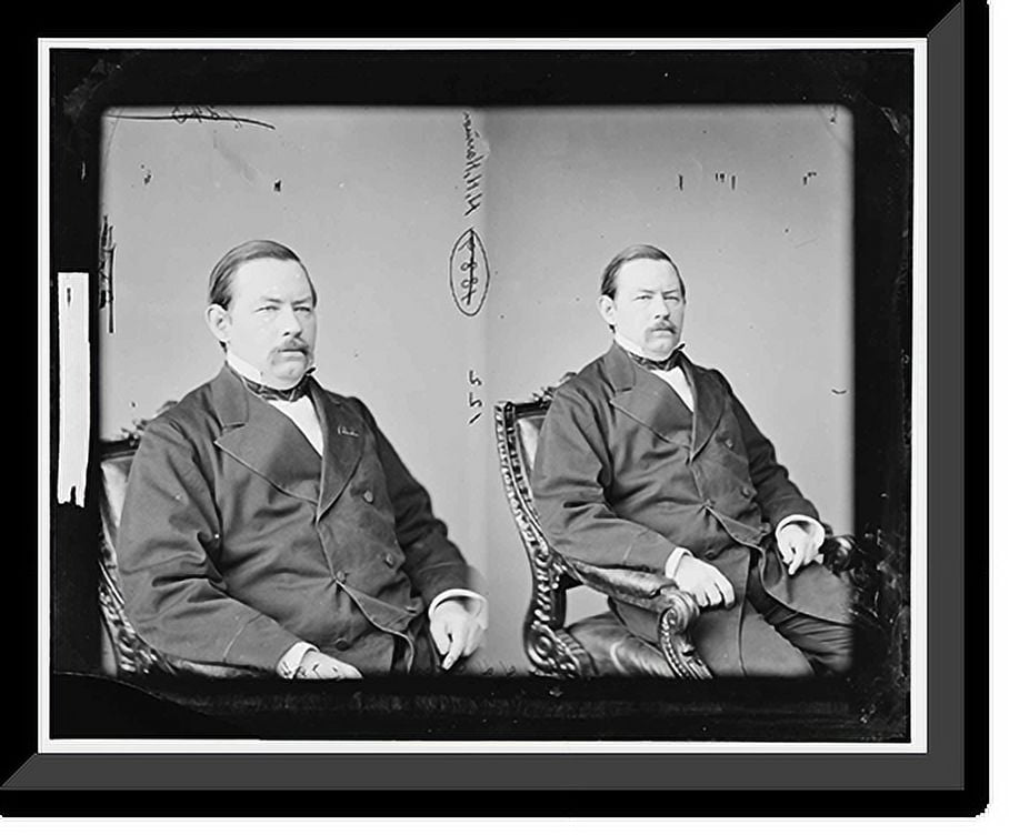 Historic Framed Print, John Lorimer Worden U.S.N. (Commander of the ...