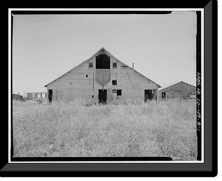 Historic Framed Print, John & Mary Felderman Farm, Barn, Northeast ...