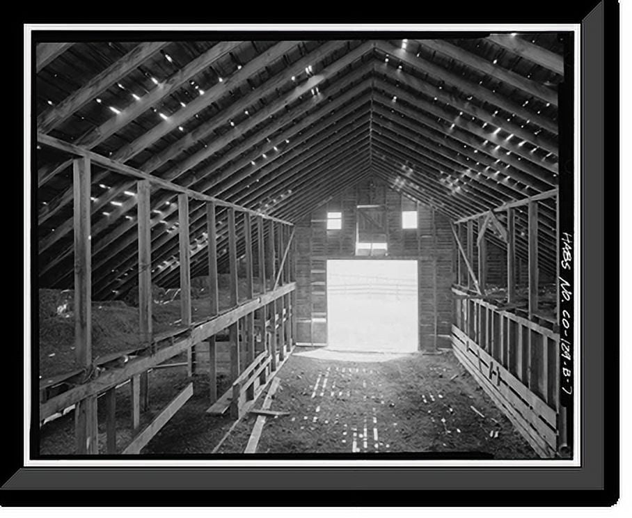 Historic Framed Print, John & Mary Felderman Farm, Barn, Northeast ...