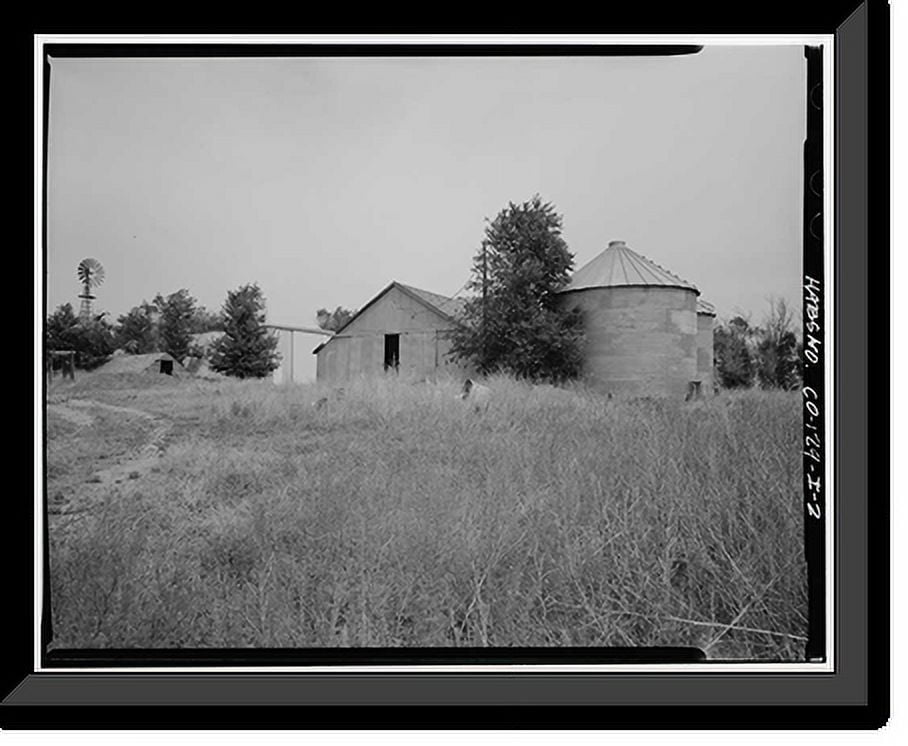 Historic Framed Print, John & Mary Felderman Farm, Stable, Northeast ...