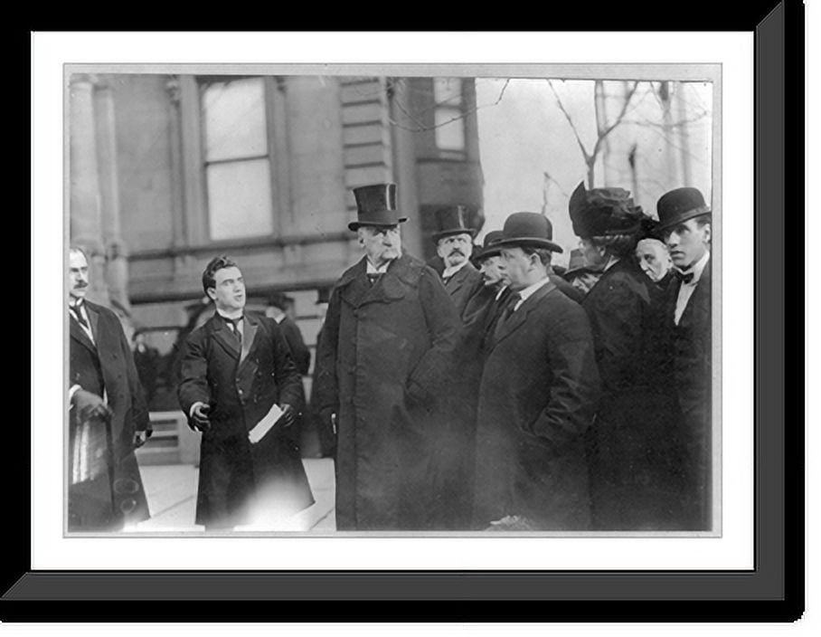 Historic Framed Print, [John Pierpont Morgan, 1837-1913, three-quarter ...