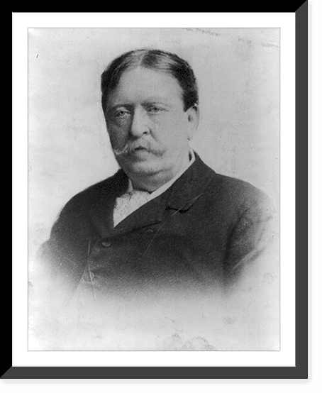 Historic Framed Print, [John Russell Young, head-and-shoulders portrait ...