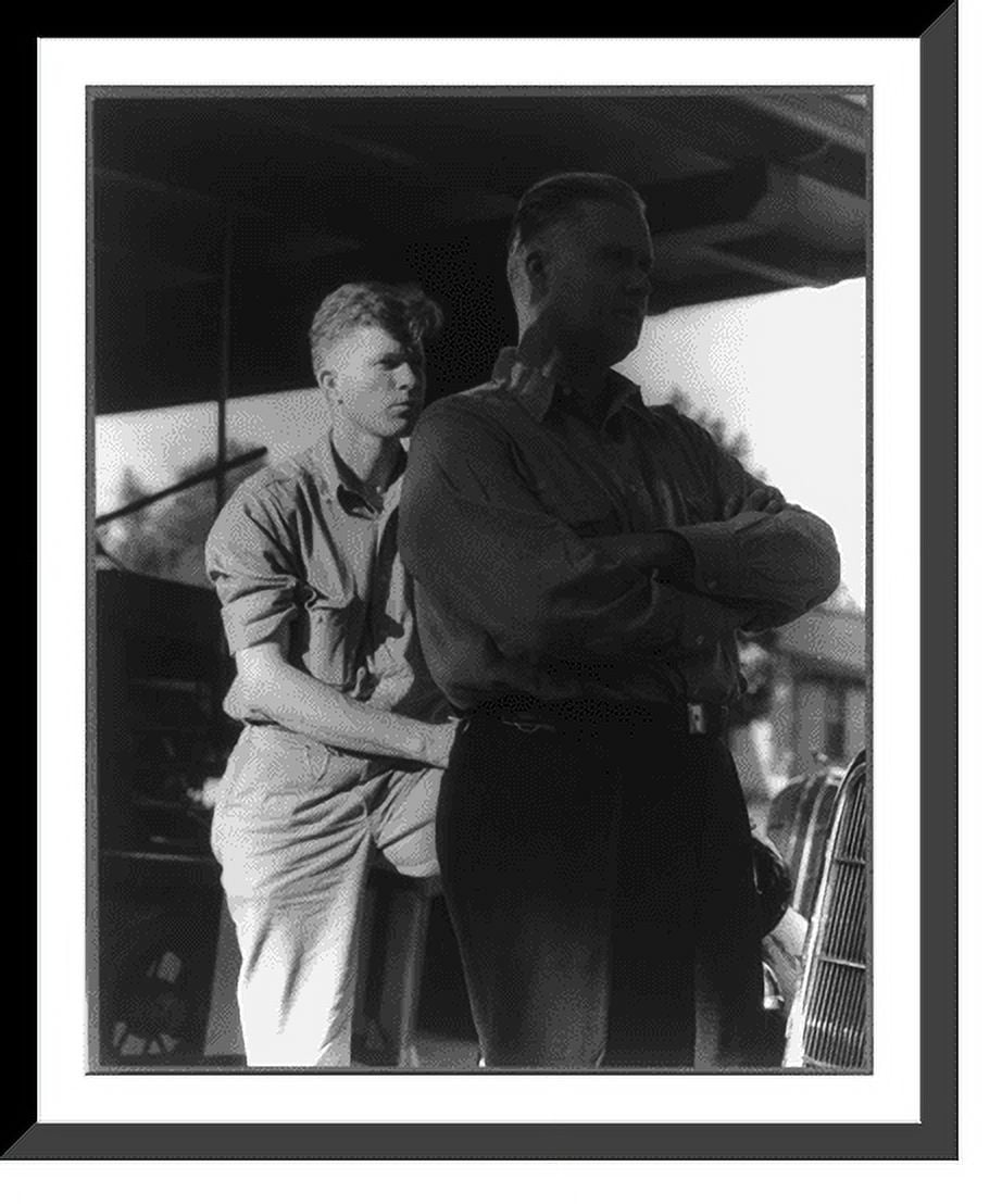 Historic Framed Print, John Rust, inventor of the cotton picker, 17-7/8 ...