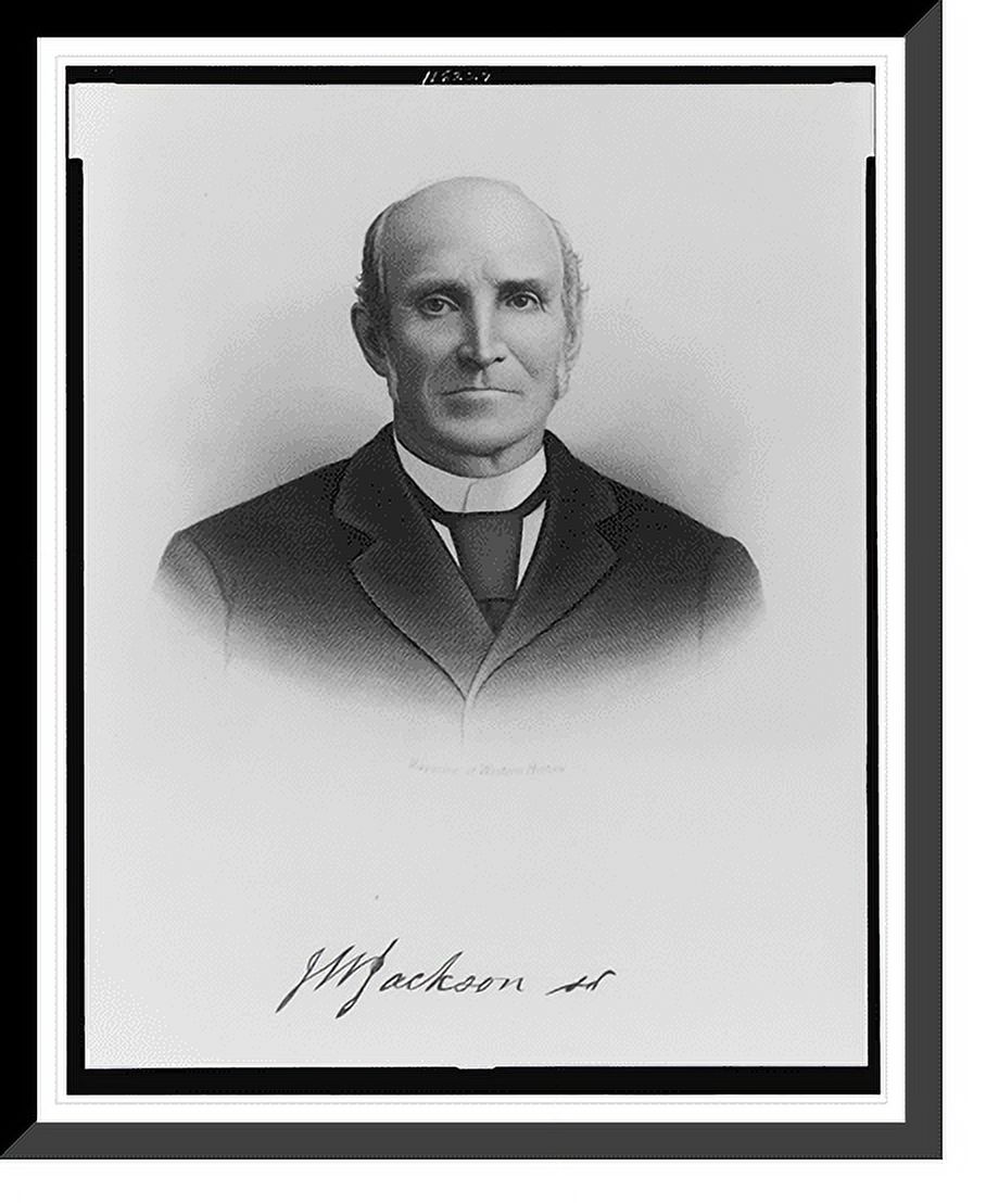 Historic Framed Print, [John W. Jackson, head-and-shoulders portrait, facing front, with ...