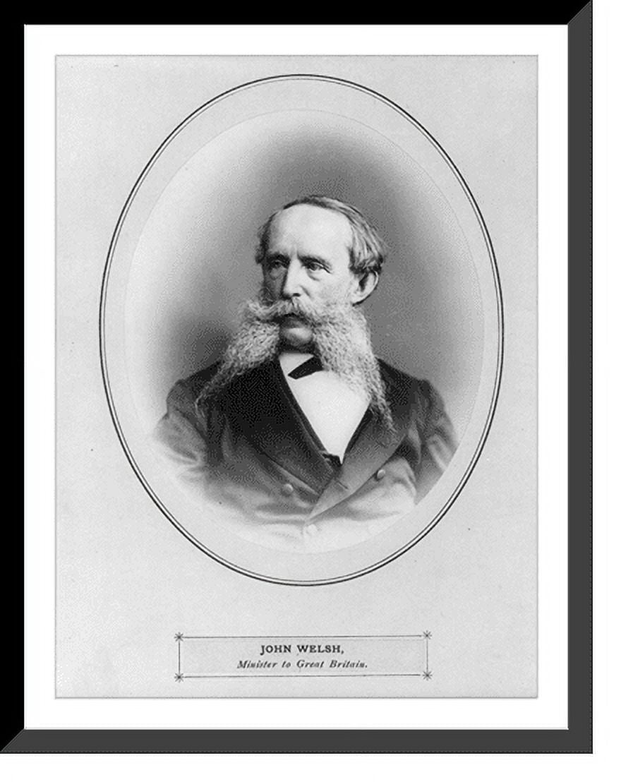 Historic Framed Print, [John Welsh, 1805-1886, head and shoulders ...