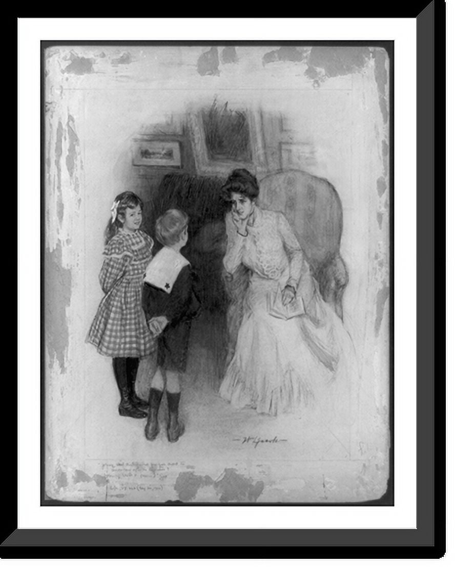 Historic Framed Print, Johnny, what distinguished foreigner aided the ...