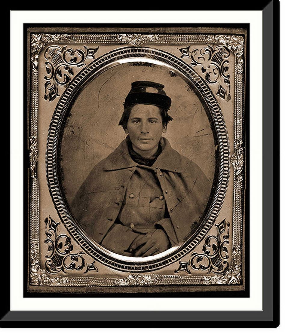 Historic Framed Print, Jonas Nathan Shuler Private 10th Ill. Cav. U.S.A ...