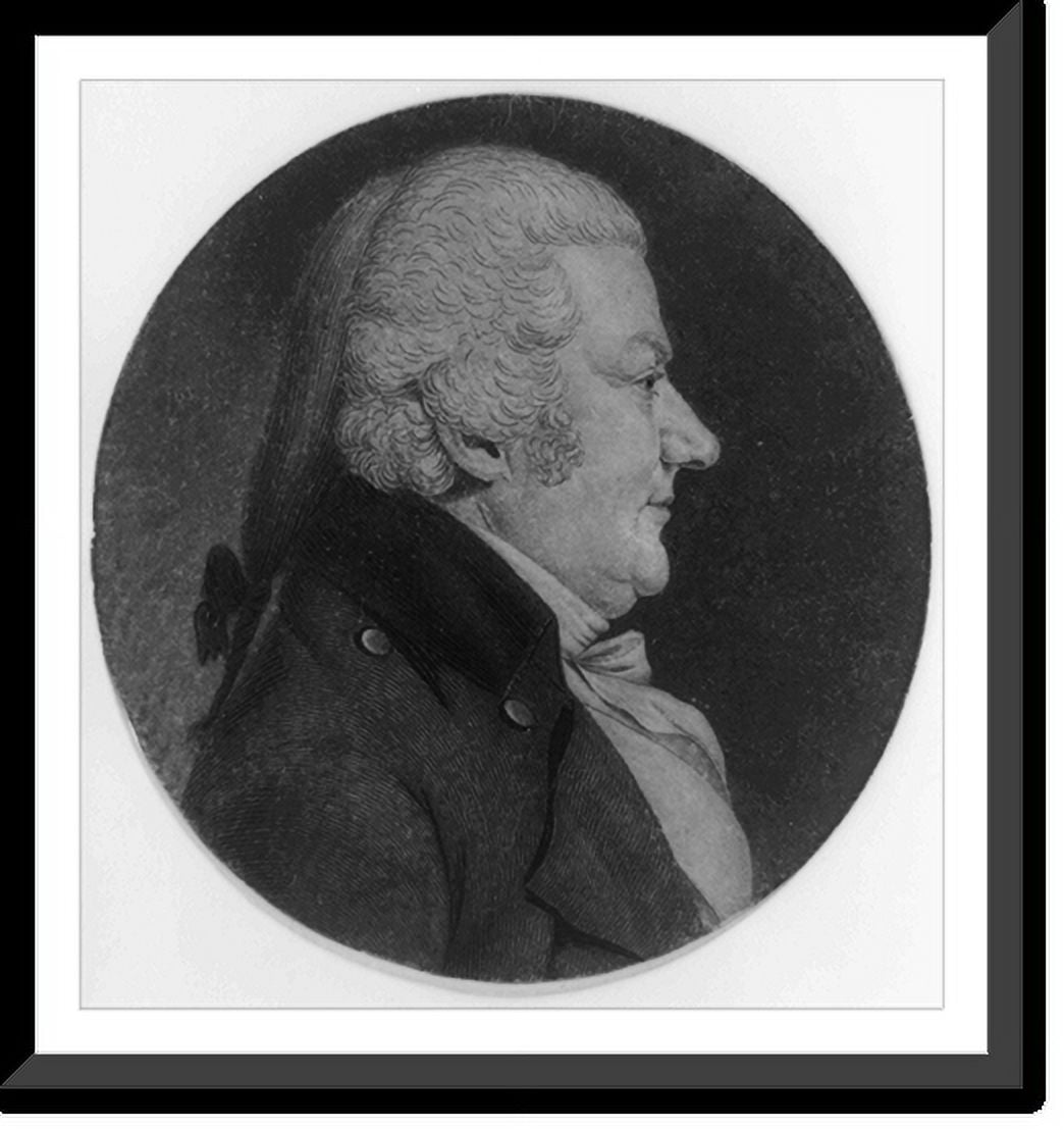 Historic Framed Print, [Jonathan Williams, head-and-shoulders portrait ...