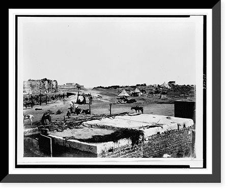 Historic Framed Print, Joppa. Approach from the east.Bonfils., 17-7/8 ...
