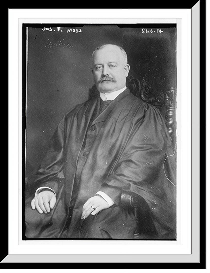 Historic Framed Print, Jos. F. Moss, seated, 17-7/8" x 21-7/8 ...