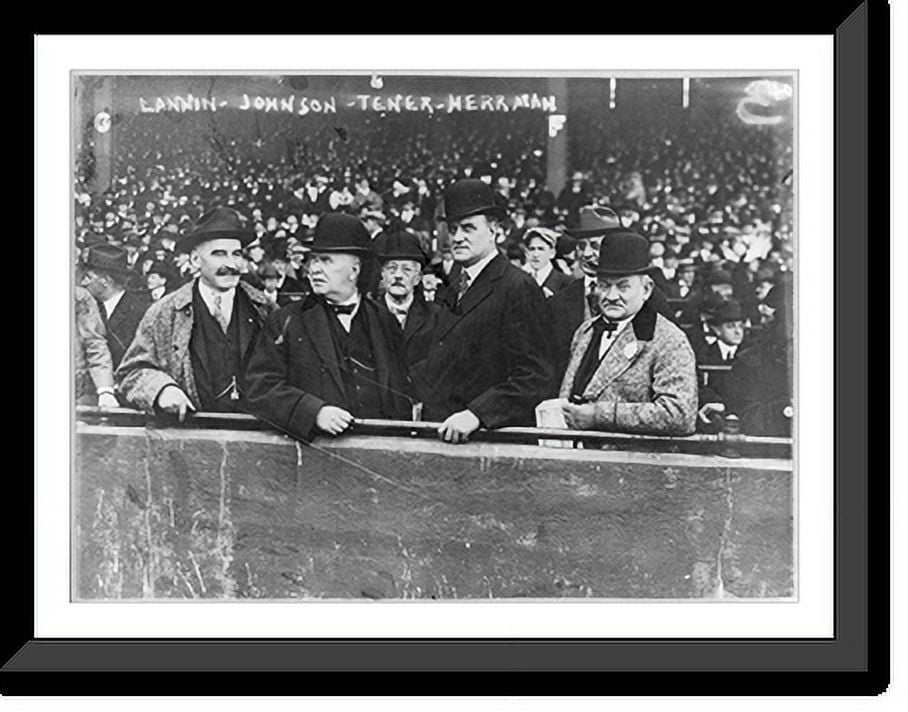 Historic Framed Print, Joseph J. Lannin, Byron Bancroft Johnson, John ...