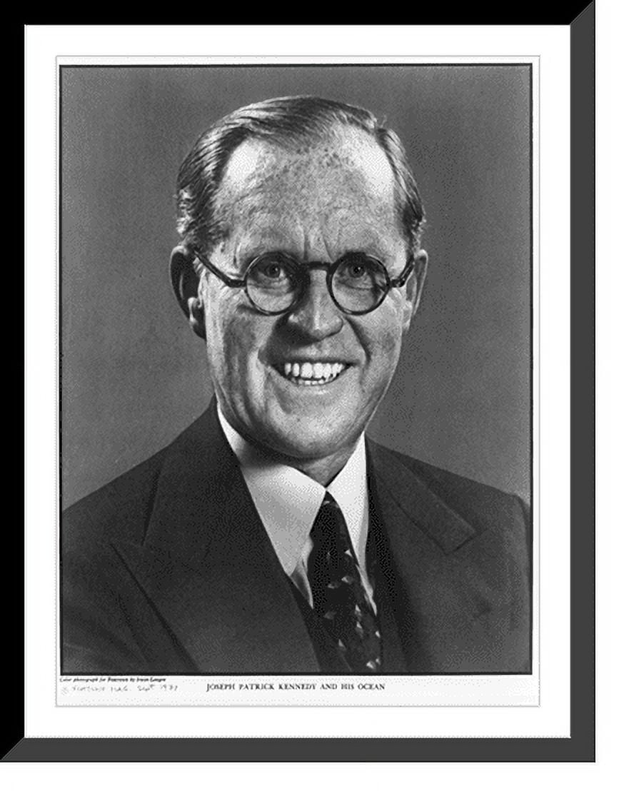 Historic Framed Print, [Joseph Patrick Kennedy, head-and-shoulders ...