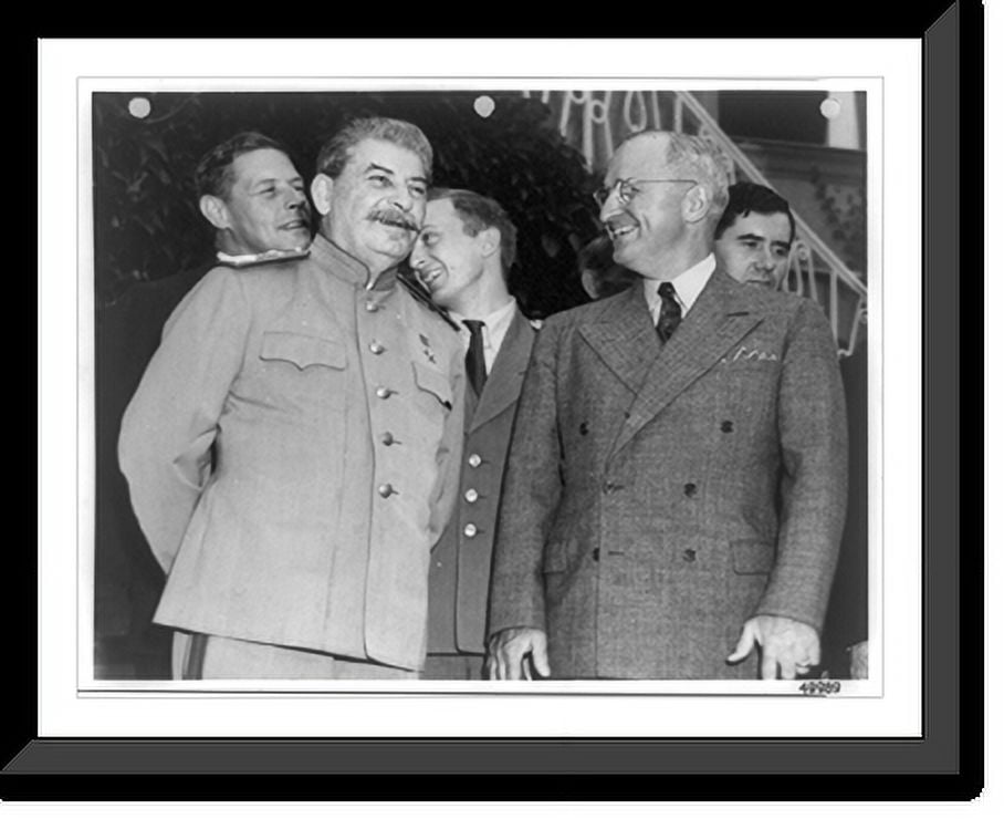 Historic Framed Print, [Joseph Stalin, Harry S. Truman, Charles Bohlen ...