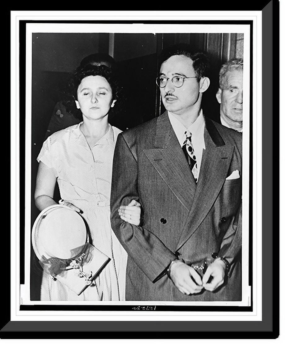 Historic Framed Print, [Julius and Ethel Rosenberg, half-length ...