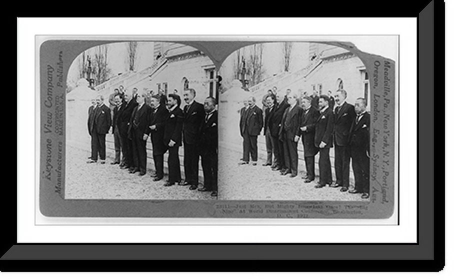 Historic Framed Print, Just men, but mighty important ones! The Big ...