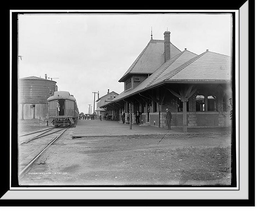 Historic Framed Print, Kasota Station, 17-7/8" x 21-7/8" - Walmart.com