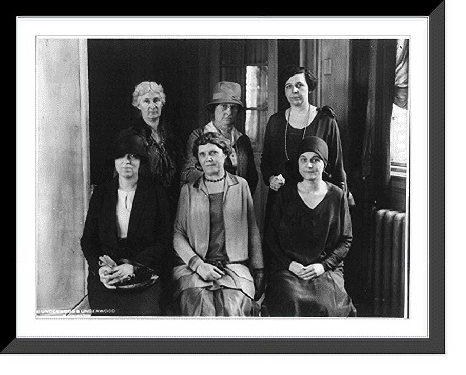 Historic Framed Print, [Katharine Ludington, Belle Sherwin, Mrs. Roscoe ...