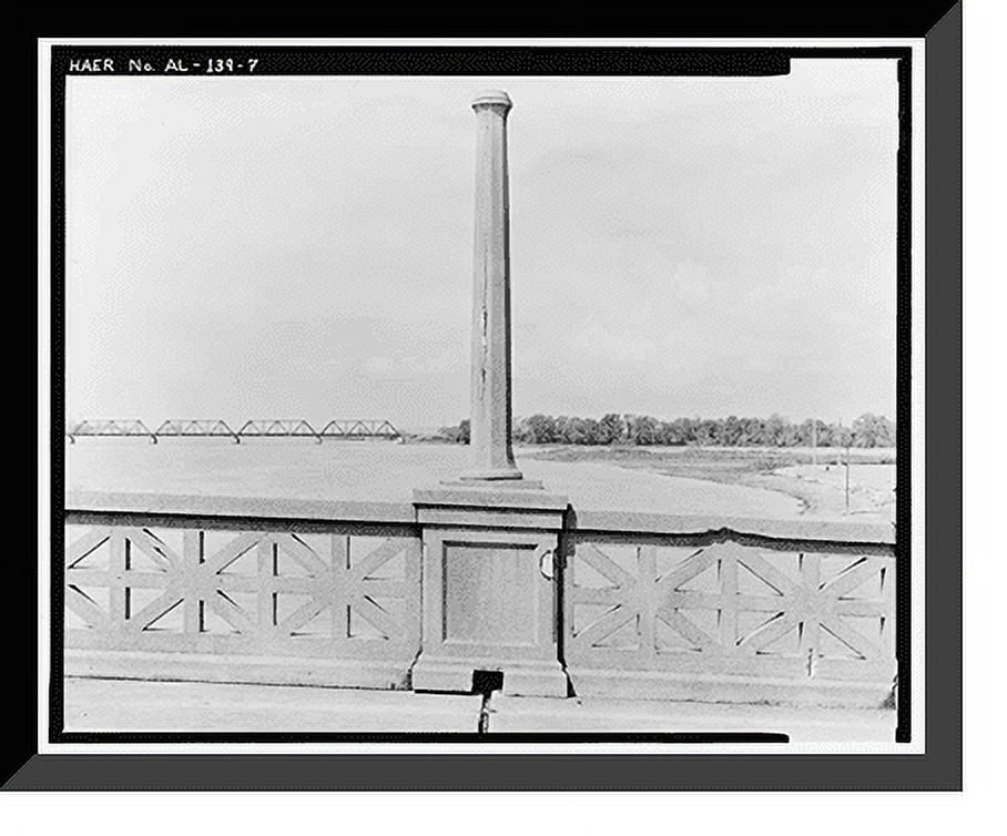 Historic Framed Print, Keller Memorial Bridge, Spanning Tennessee River ...